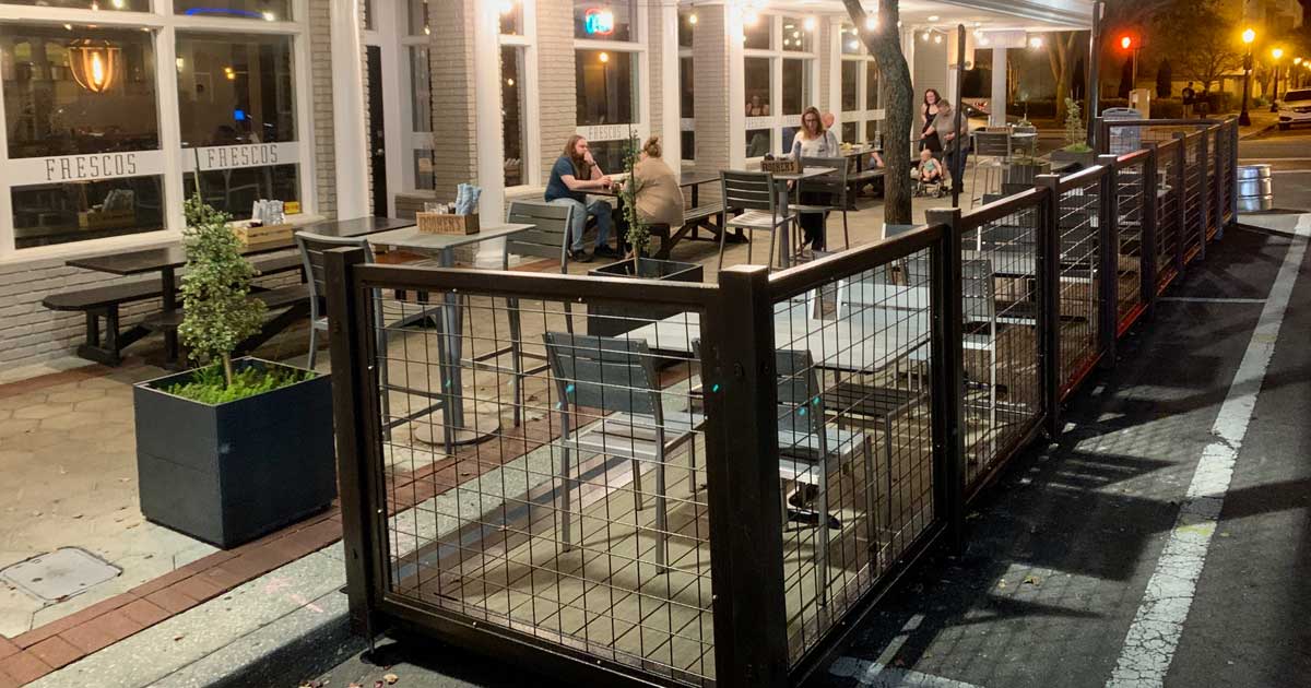 Downtown Restaurants Expand Outdoor Dining Through Parklets - LkldNow