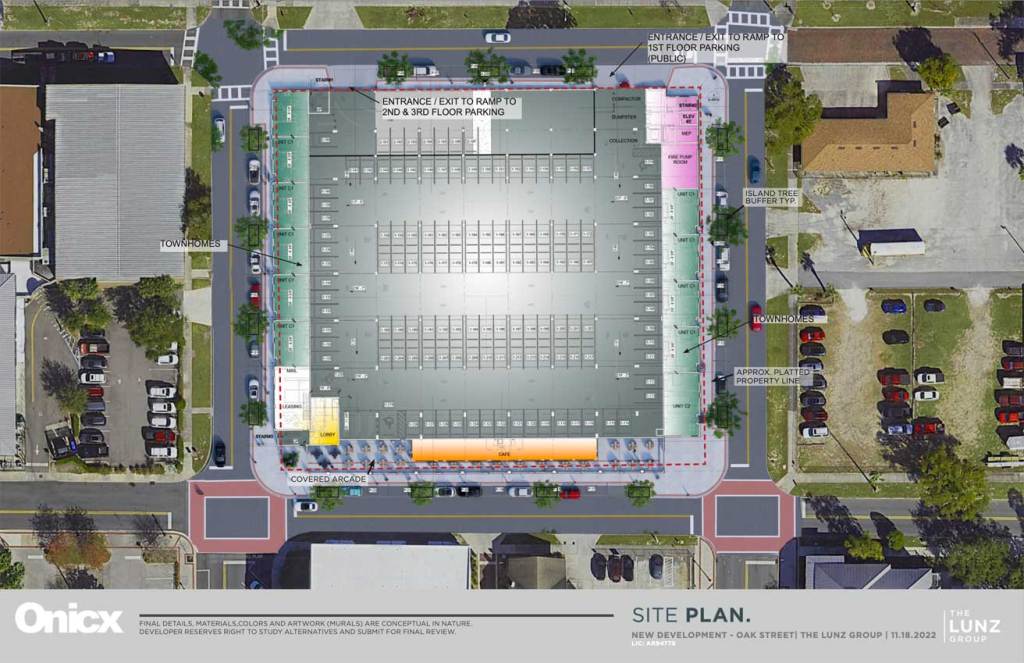 Downtown Board Approves Design of 7-Story Oak Street Complex - LkldNow