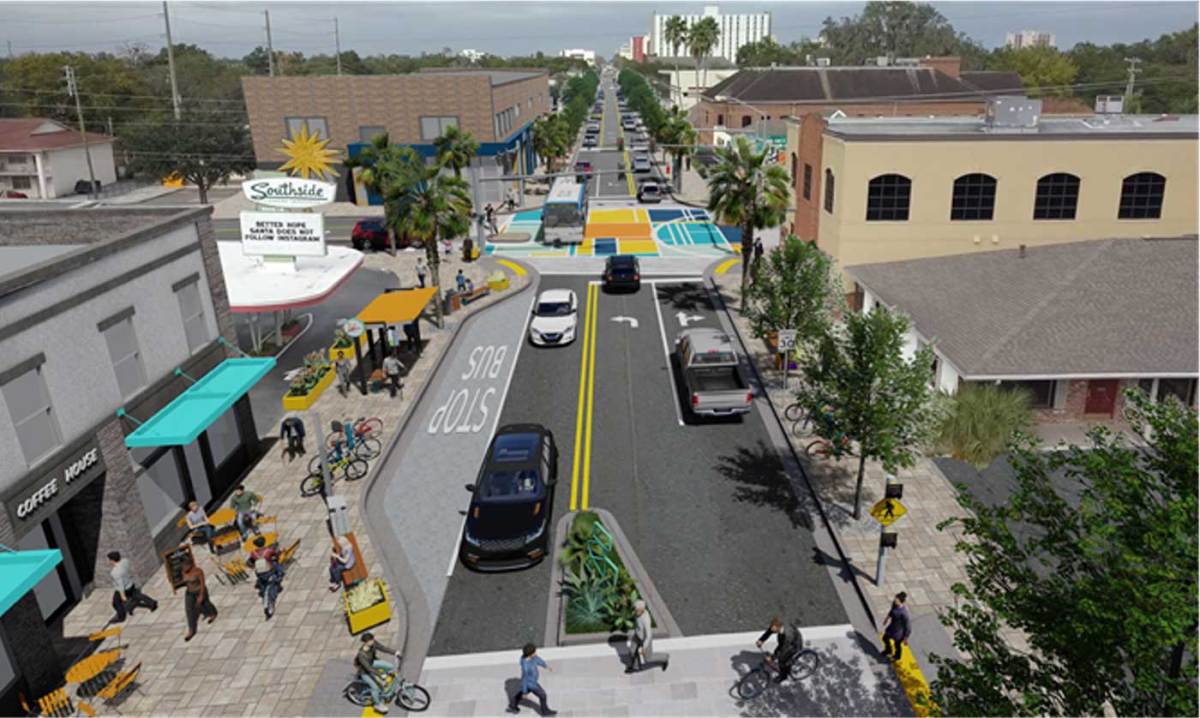 South Florida Avenue: Planners Back Three Lanes and Wide Sidewalks ...