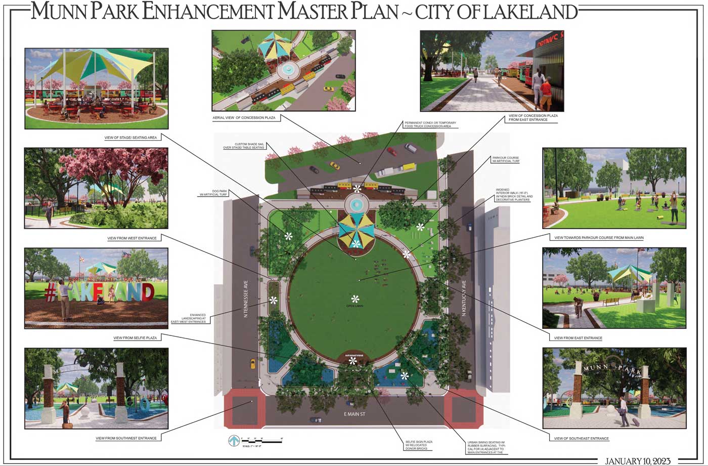 City Unveils Concepts for Munn Park; Vote for Your Favorite - LkldNow