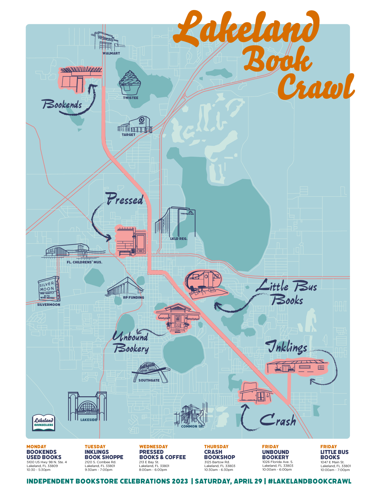 2nd Annual Lakeland Book Crawl Starts Today - LkldNow