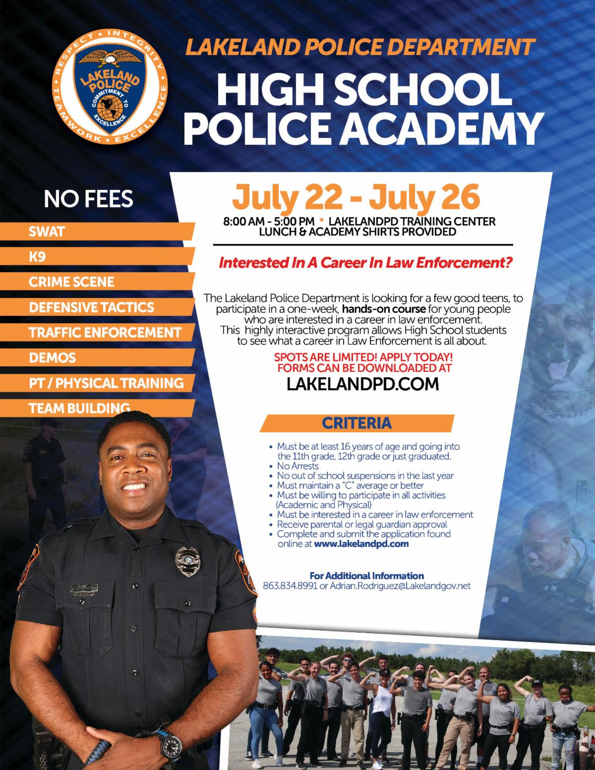 LPD-High-School-Police-Summer-Camp - LkldNow