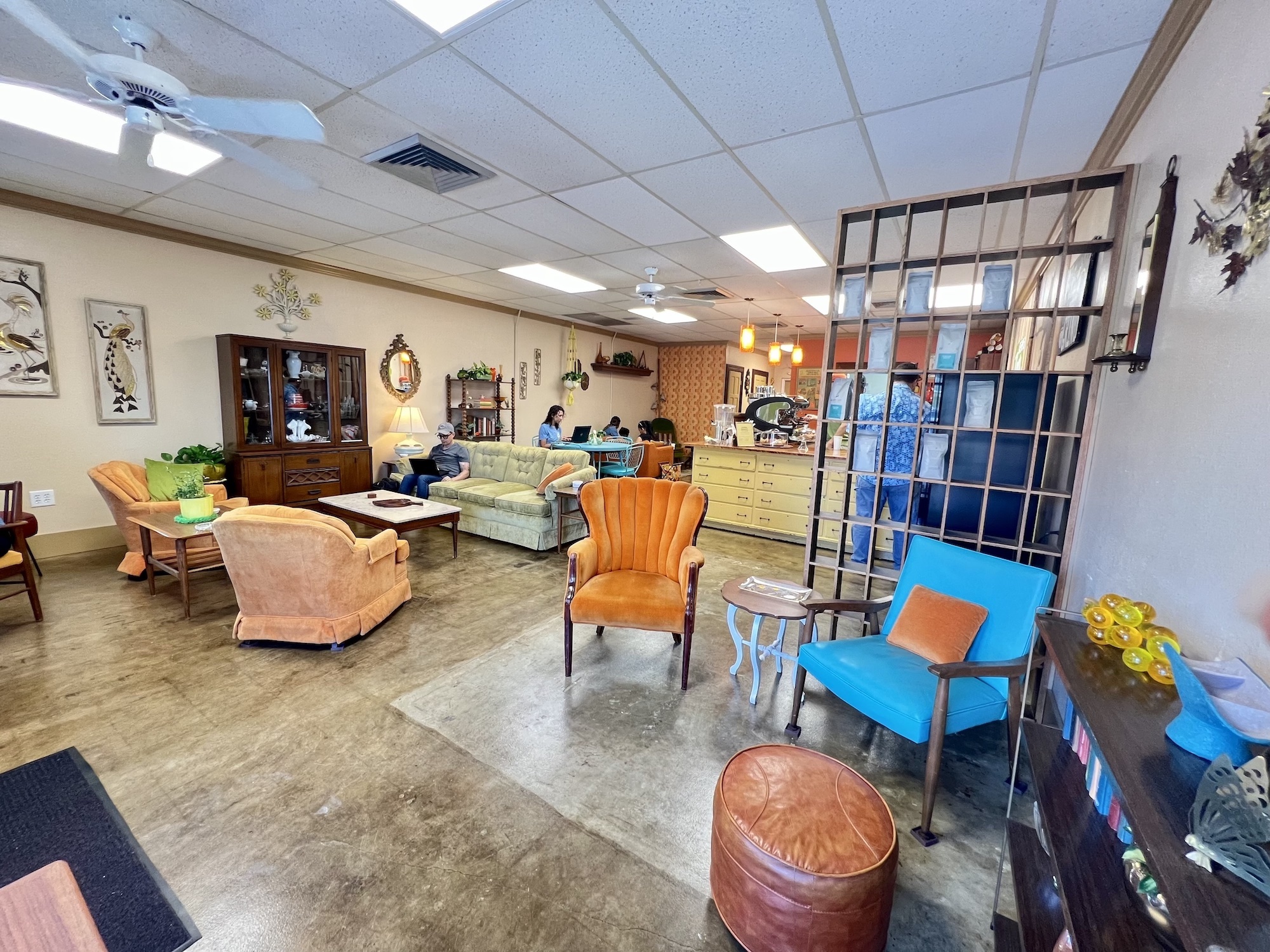 inside Pour Bear coffee - LkldNow