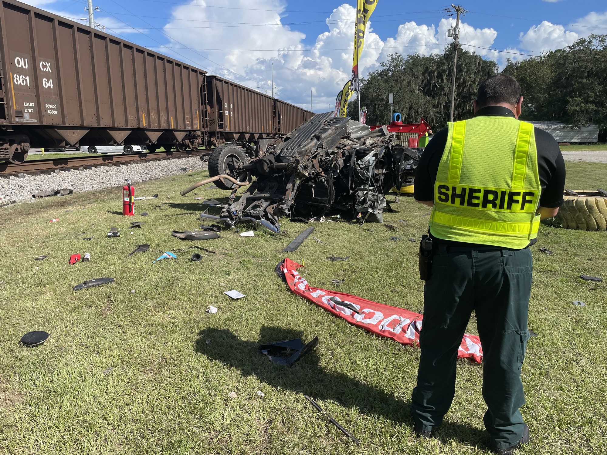 Driver Dies When Pickup Truck and Train Collide Along Kathleen Road ...