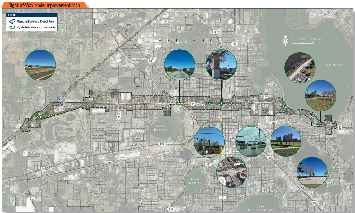 Memorial Blvd - right of way improvement map - LkldNow
