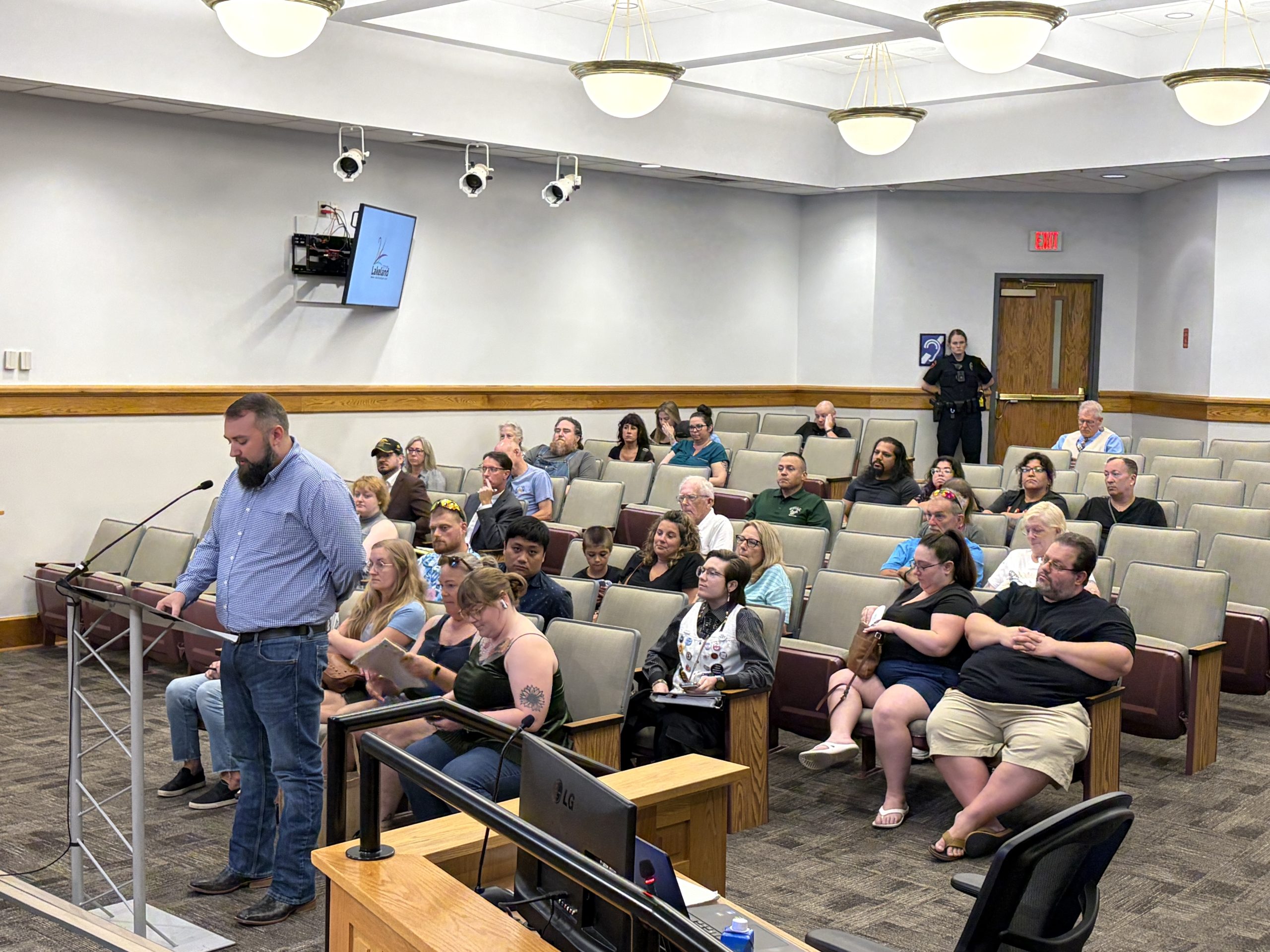 Sam Romain addresses City Commission, June 1, 2026 - LkldNow